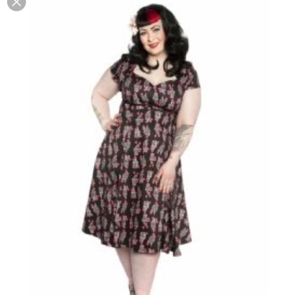 Collectif | Dresses | Collectif Regina Dress In Birdcages M | Poshmark